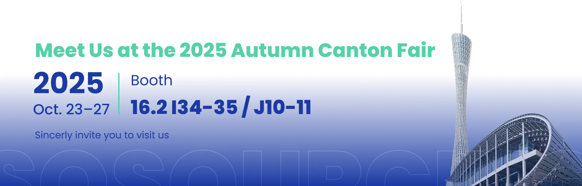 Meet Sosourcing at the 2025 Autumn Canton Fair